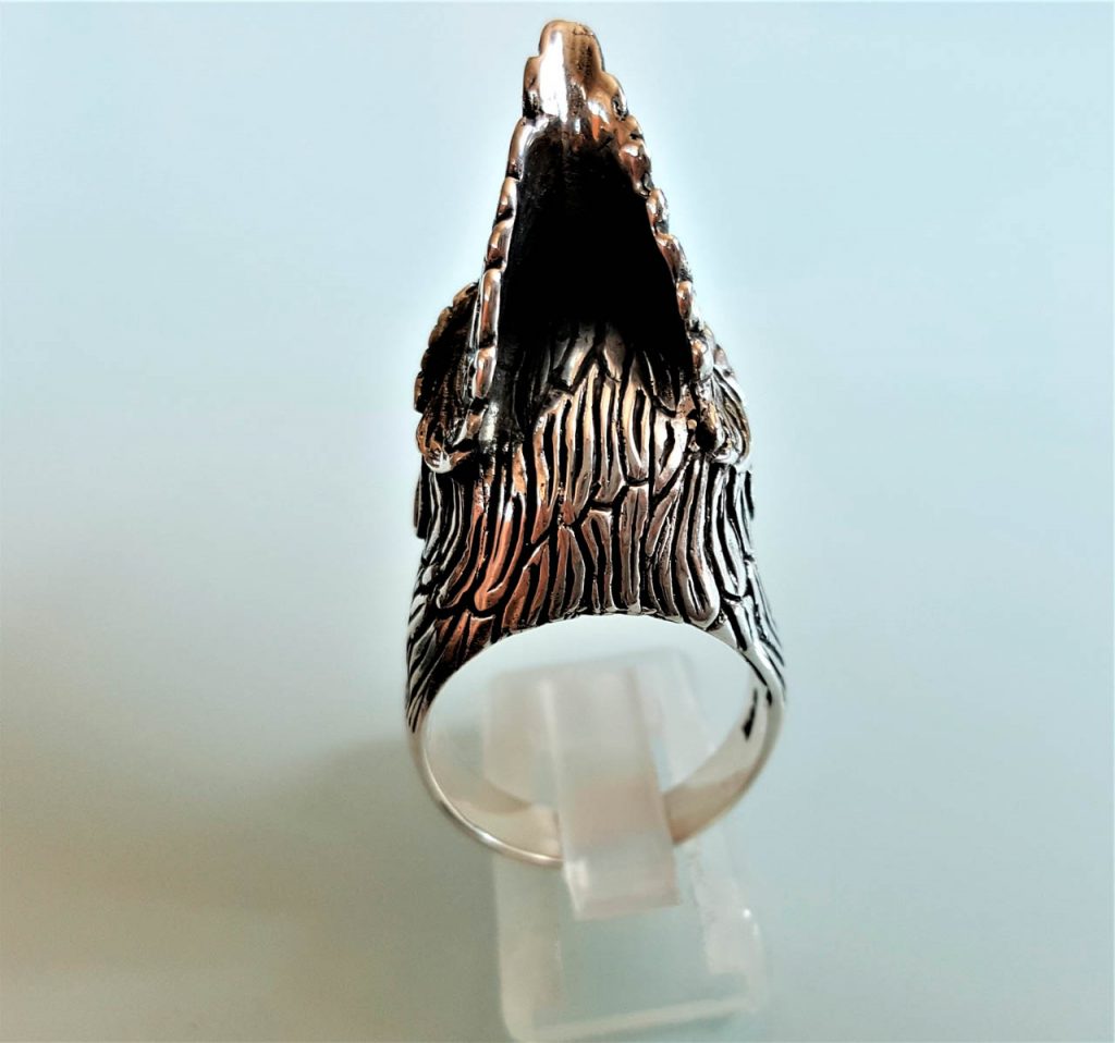 ROOSTER 925 Sterling Silver RING UNISEX Animal Totem Sacred Symbol of ...