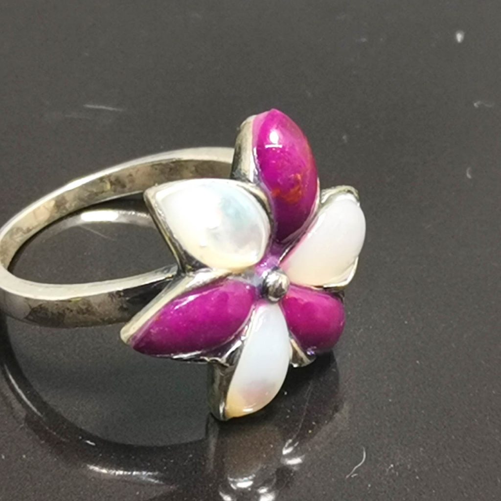 925 Sterling Silver Flower Ring - ELIZ Jewelry and Gems