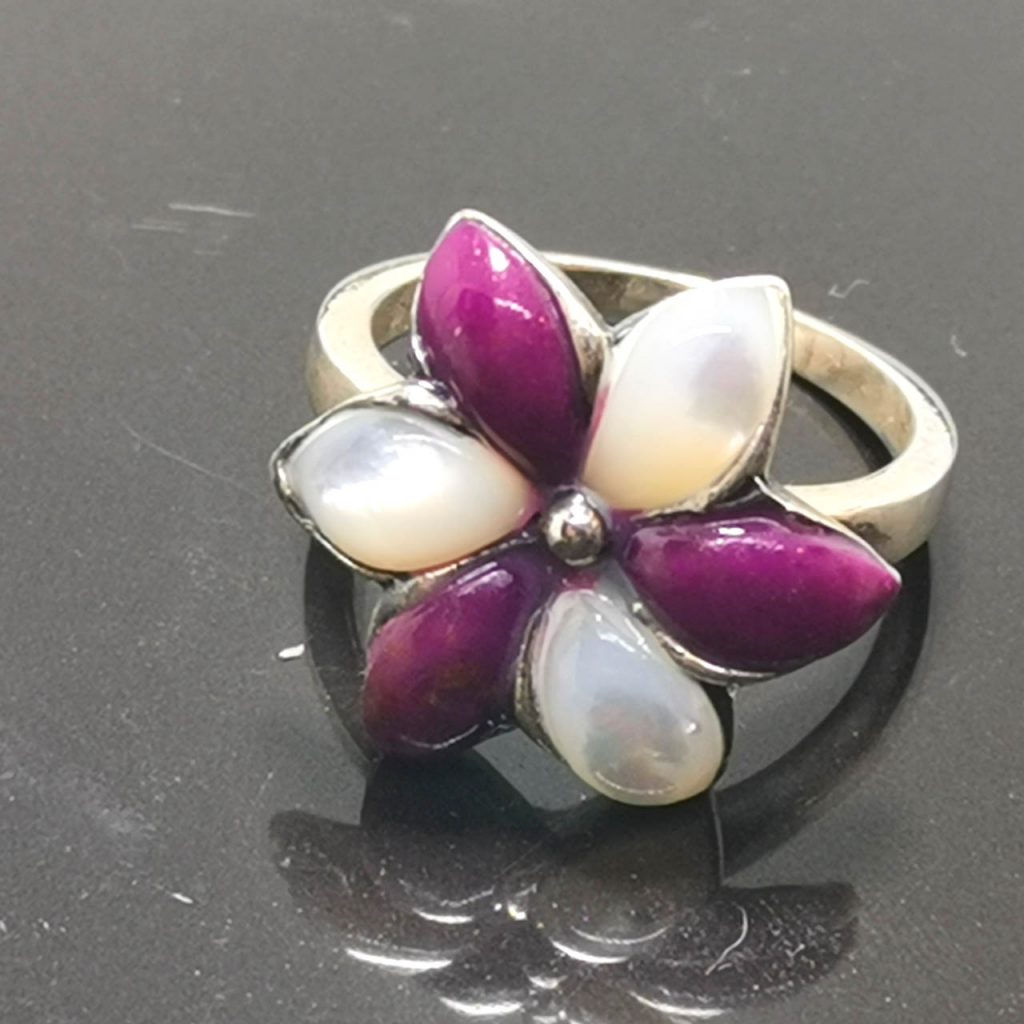 925 Sterling Silver Flower Ring - ELIZ Jewelry and Gems