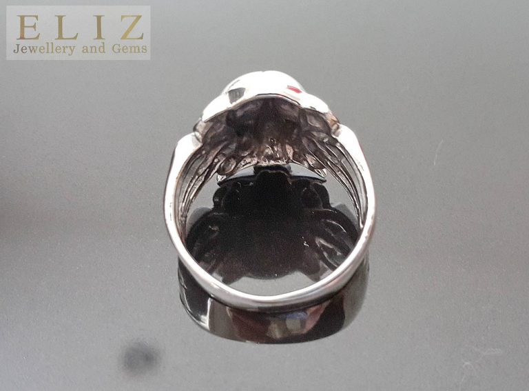 925 Sterling Silver Pirate Skull biker goth punk rocker Ring 9.5' 10.25 ...